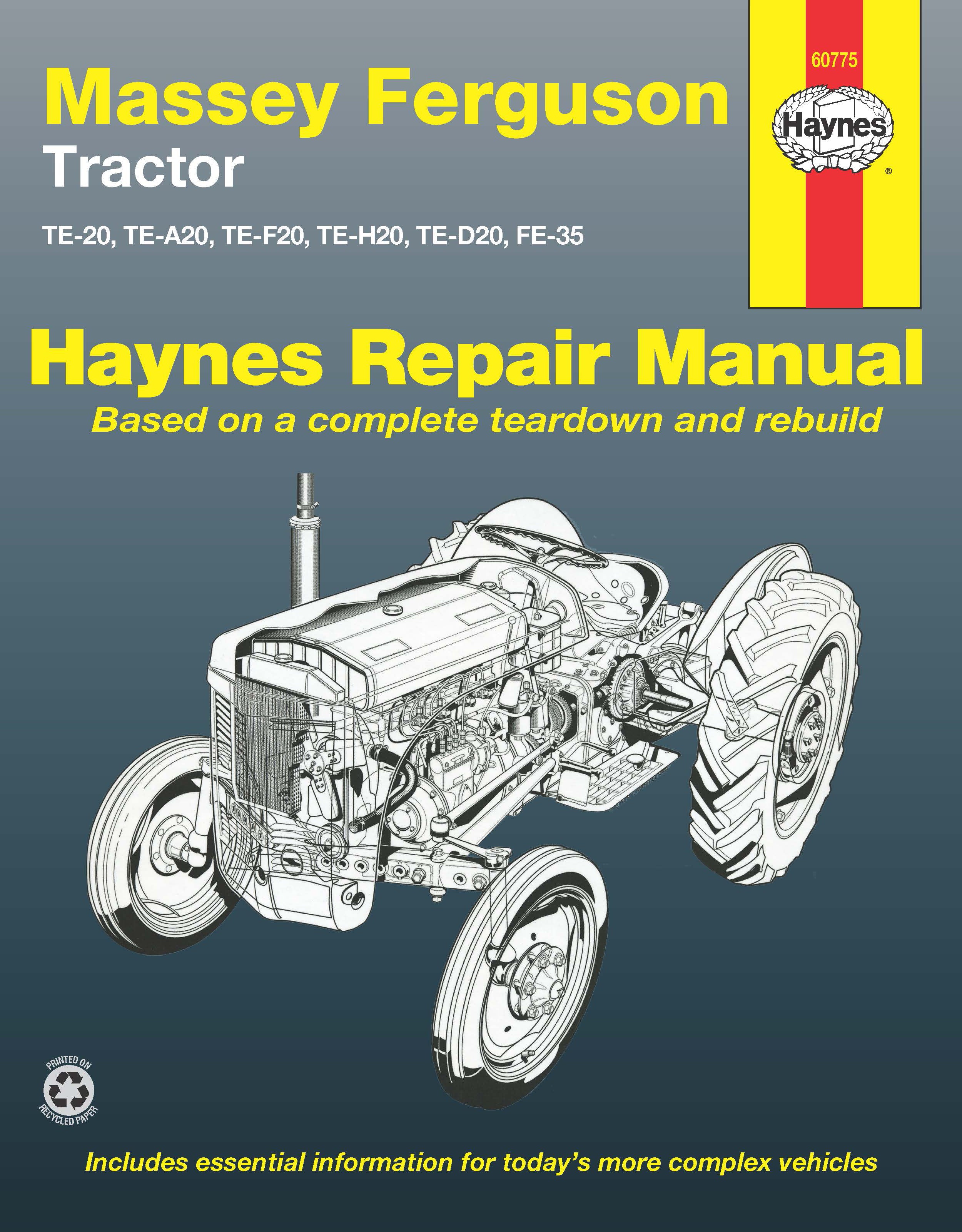Massey Ferguson Tractor Haynes Repair Manual (AUS) – Haynes Manuals ...