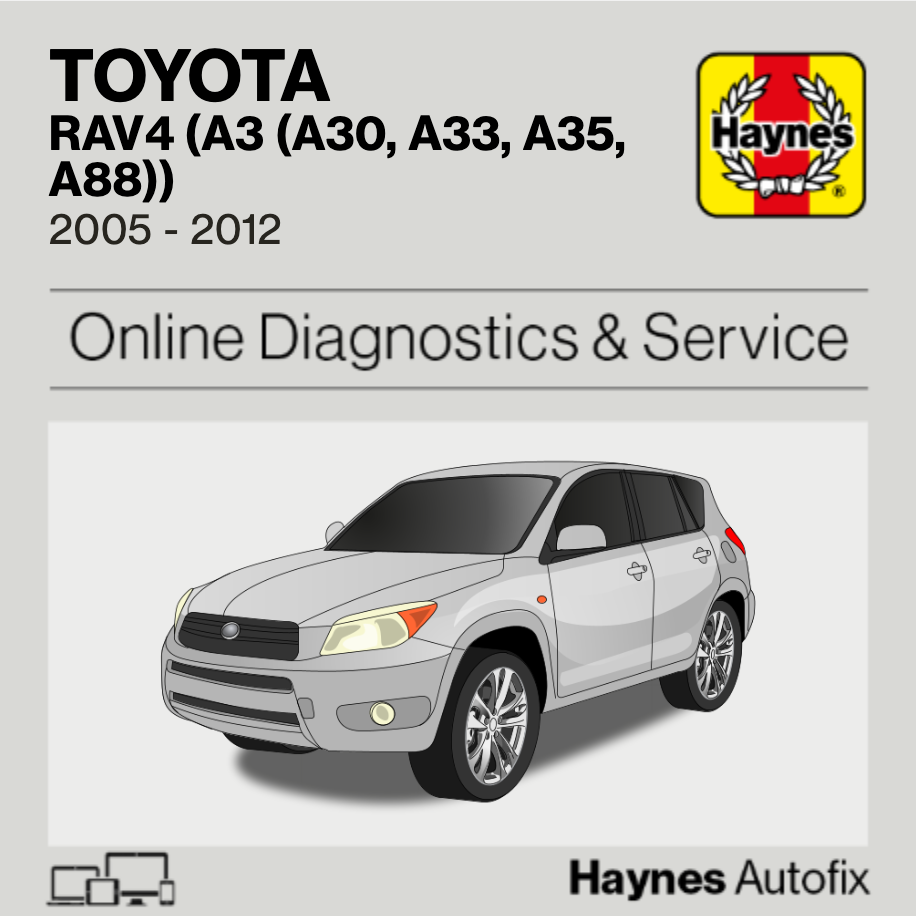 Toyota RAV4 (A3 (A30, A33, A35, A88)) 2005 to 2012 Haynes Online Diagn ...