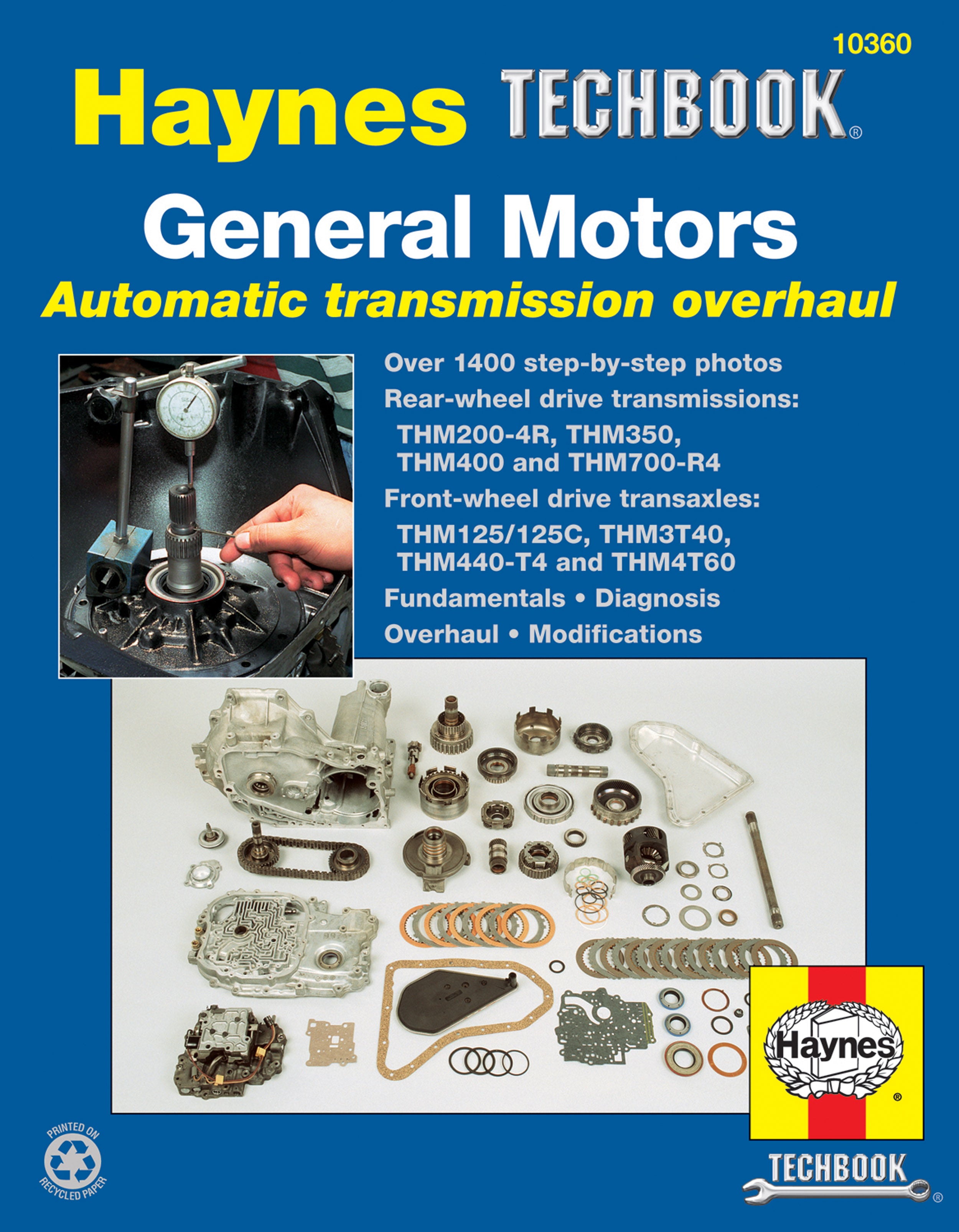 General Motors Automatic Transmission Overhaul Haynes Techbook (USA ...