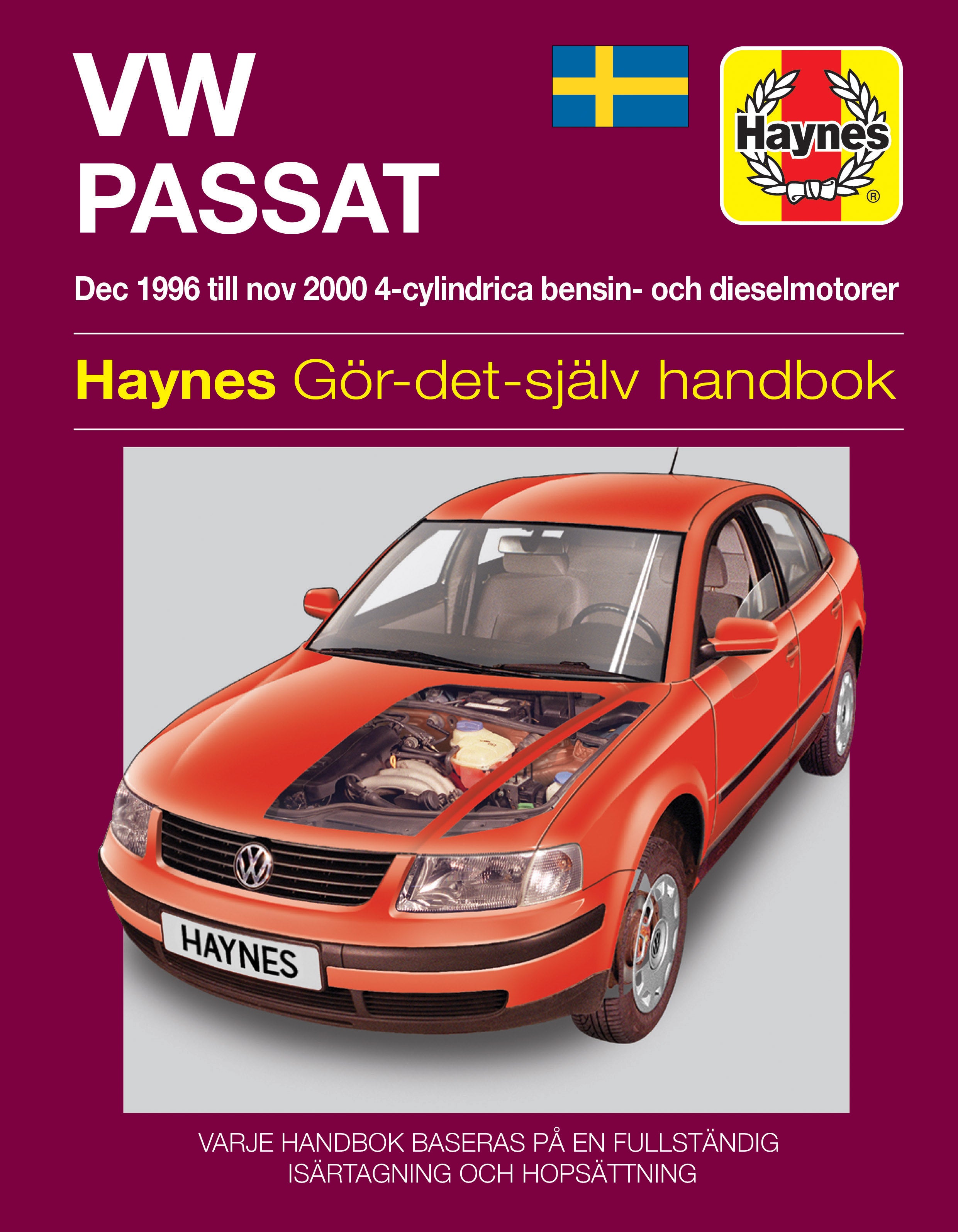 Volkswagen Passat (Dec 1996-Nov 2000) Haynes Repair Manual (svenske ut ...